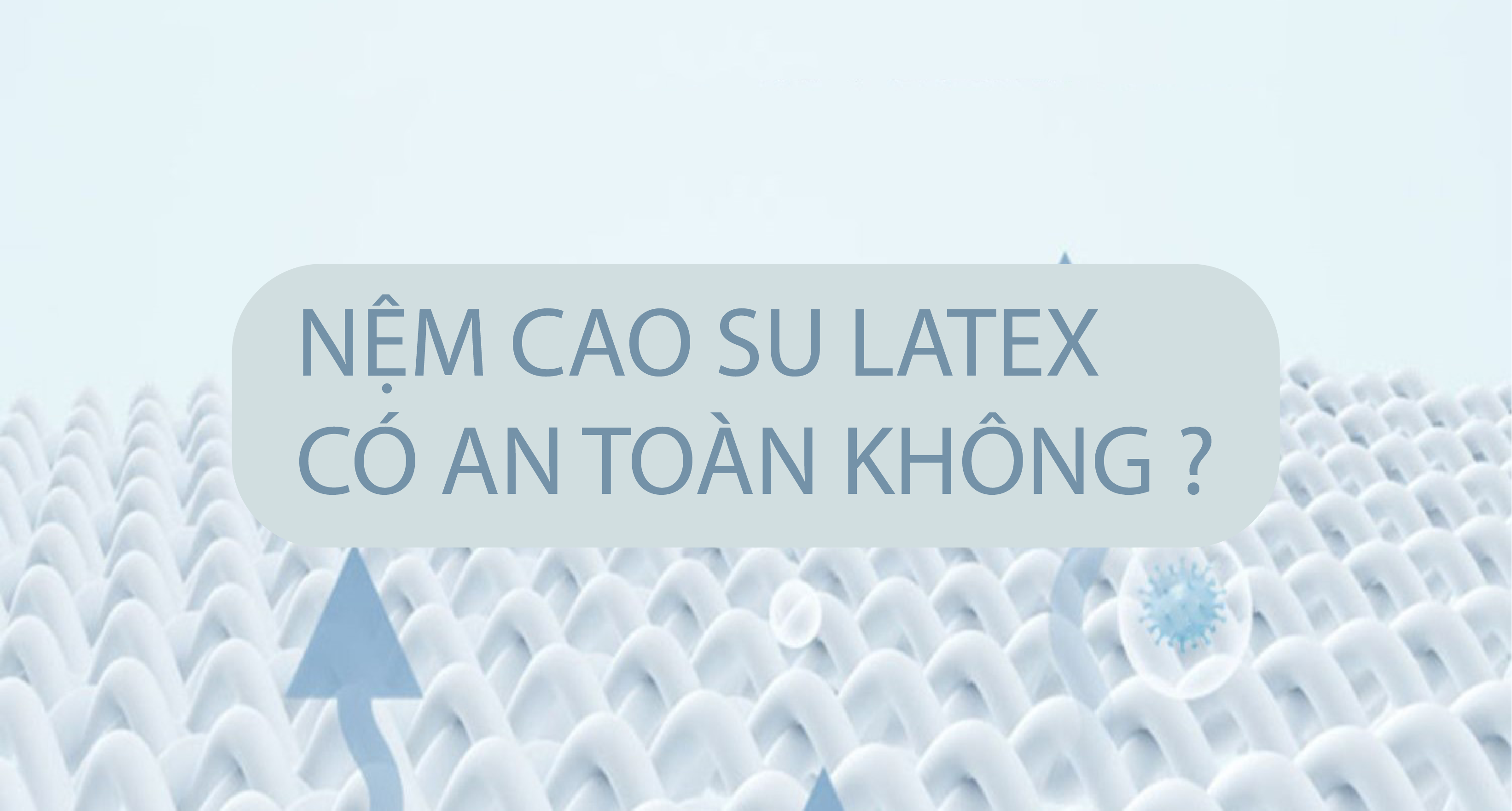 NỆM CAO SU LATEX LÀ GÌ ? CÓ AN TOÀN KHÔNG